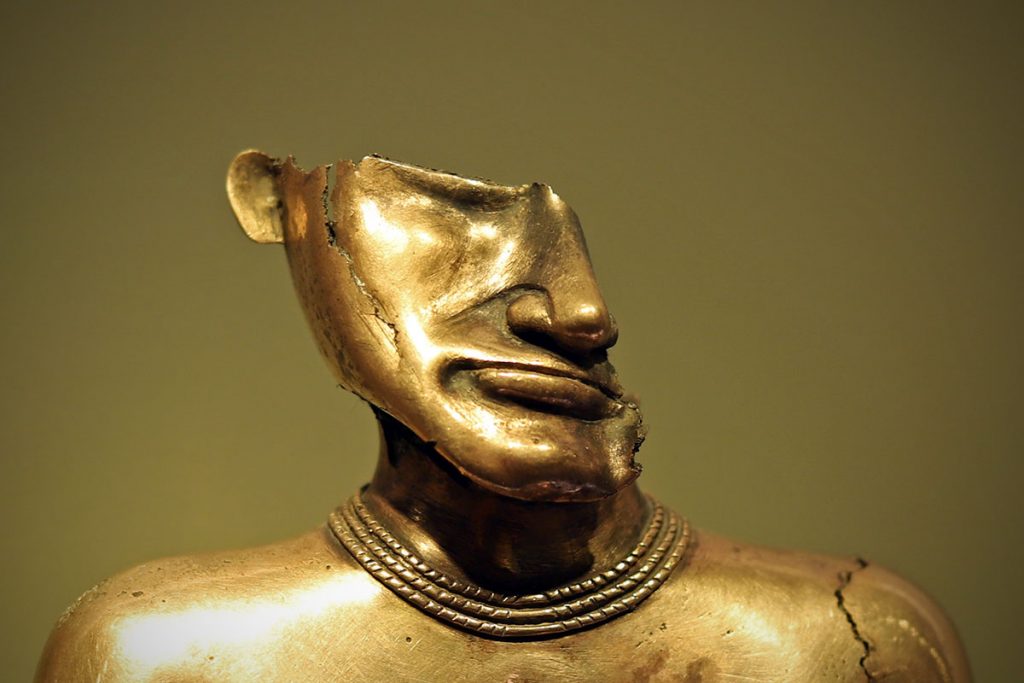 Female Figure Poporo in the Museum of Gold - Bogotá, Colombia - Nicko ...